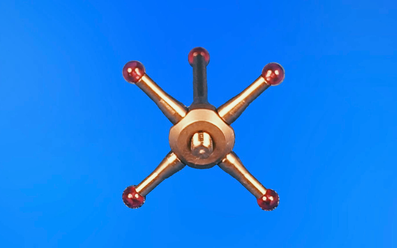 Renishaw M2 5-Way Star, Ø2 mm Ruby Balls, 18 mm Span New A-5000-7629 ...