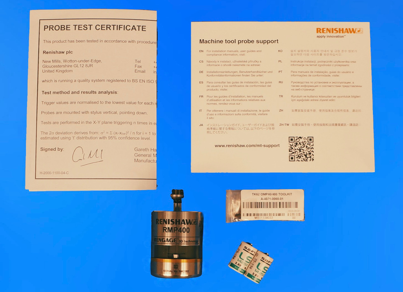 Renishaw RMP400 Machine Tool Probe New A-6570-0001 - Metrology Parts