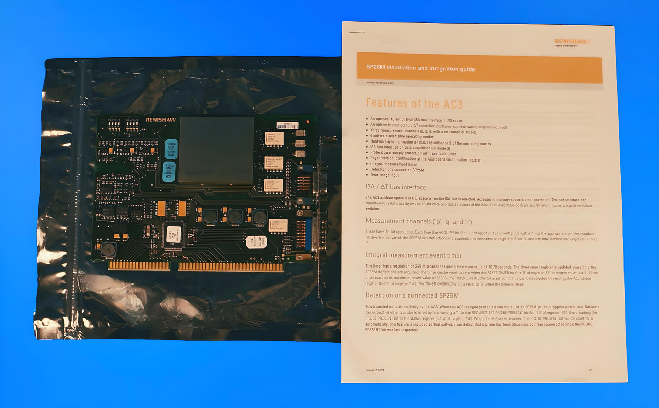 Renishaw AC3 SP25M Analogue Interface PC Card Kit - New Stock A-2237 ...