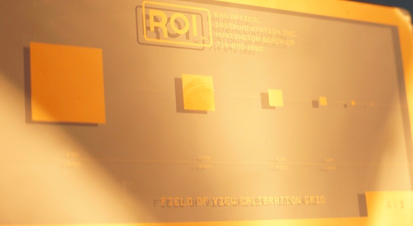 ROI Ram Optical OGP QVI Square Calibration Standard Used for OVP ...