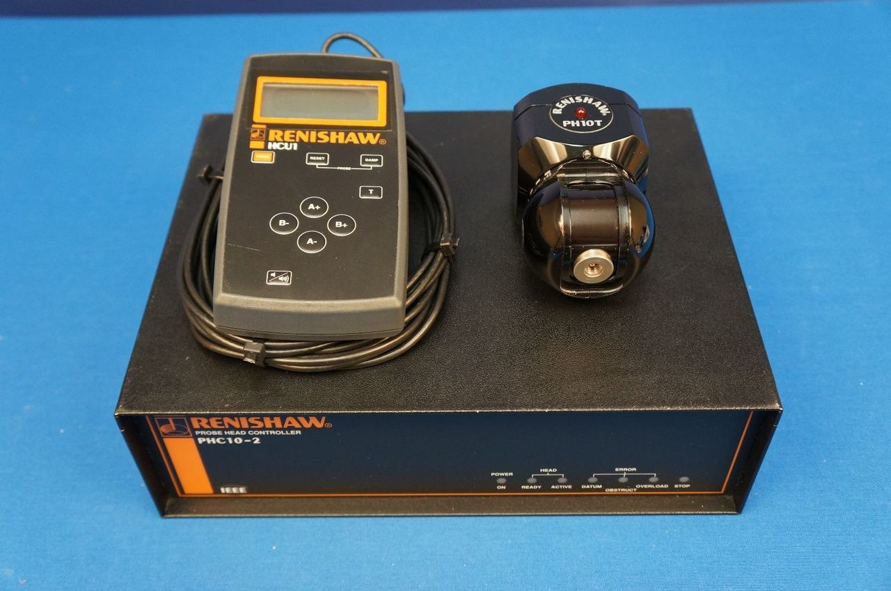 Renishaw CMM PH10T Motorized Probe PHC10-2 IEEE Controller HCU1 6 Month ...
