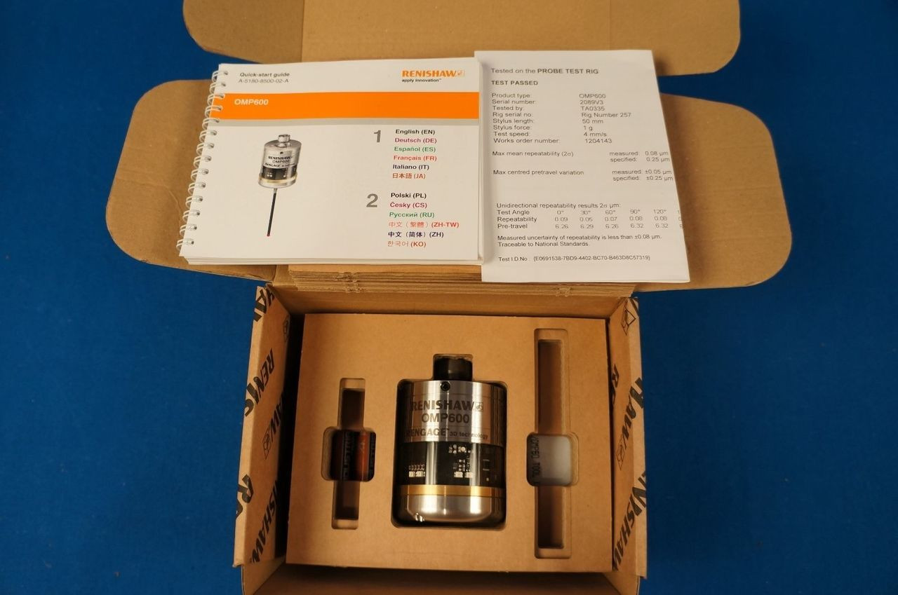 Renishaw OMP600 RENGAGE High Accuracy Machine Tool Probe Kit Display ...