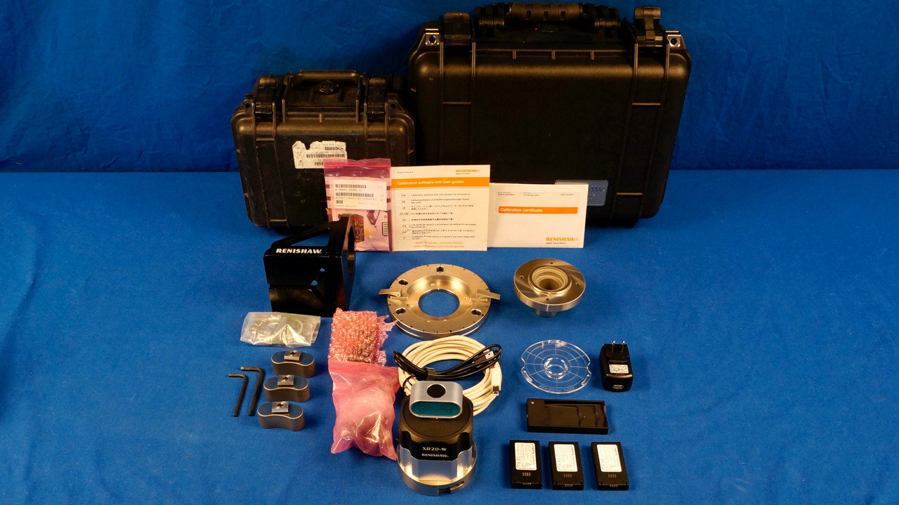 Renishaw XR20-W Machine Tool Rotary Axis Calibrator & 90 Degree OARS ...