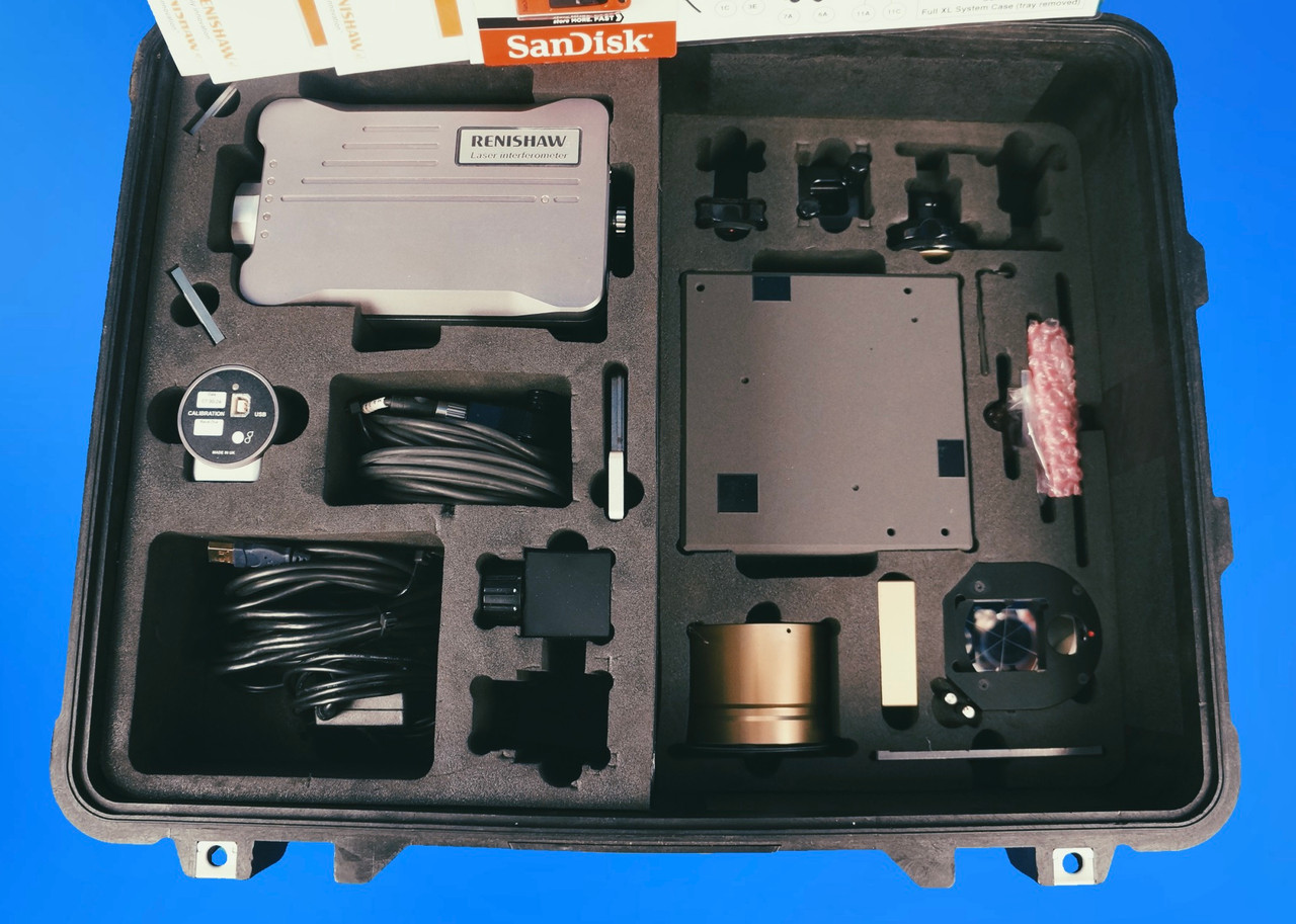 Renishaw Xl80 Xc80 Laser Interferometer Calibration System Machine