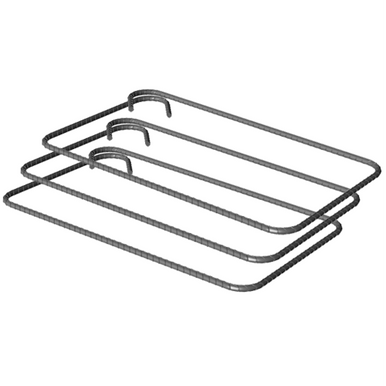 Round Bar Square Ligature R10 x 200mm x 300mm - Sydney Reo Supplies