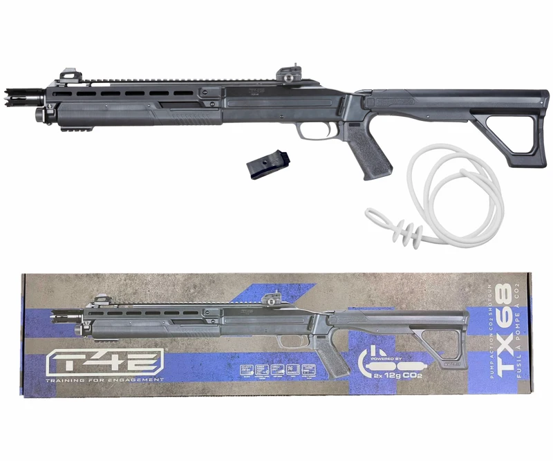 P2P HDX 68 Less Lethal Pepper Ball Shotgun – 40 Joules Pump Action Launcher