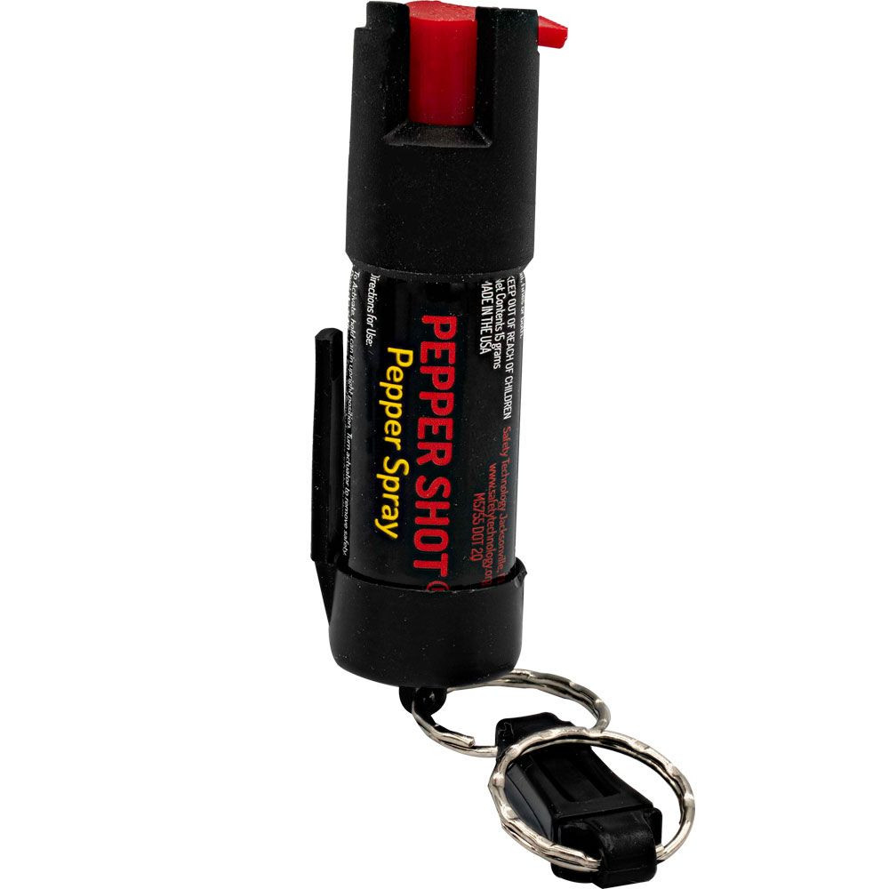 Pepper Shot 1.2% MC .5 oz Pepper Spray w/ Belt Clip and Quick Release
