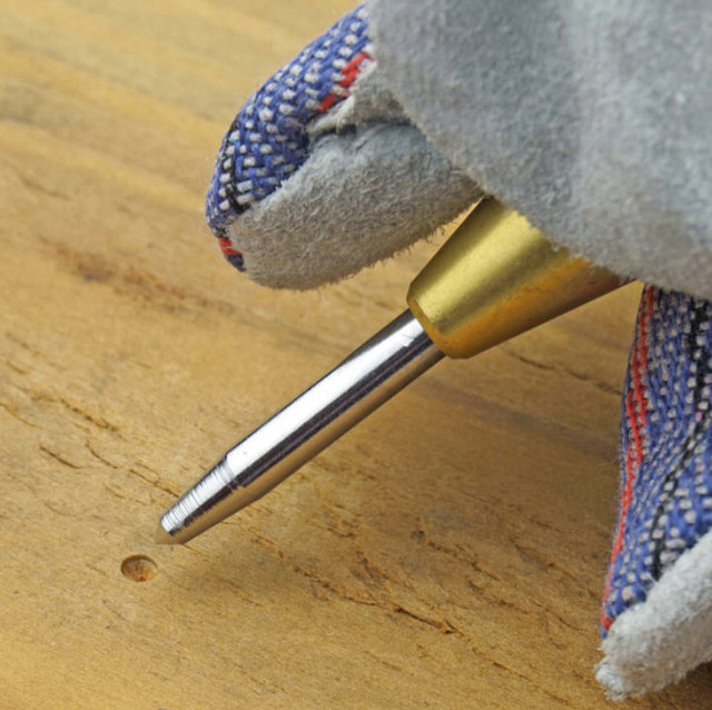 5" Spring-Loaded Brass Window Punch - J&L Self Defense Products