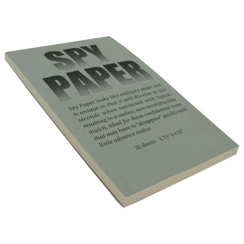 Dissolving Spy Paper - J&L Self Defense Products