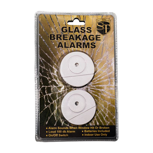 100dB Glass Break Alarm 2 Pack - J&L Self Defense Products