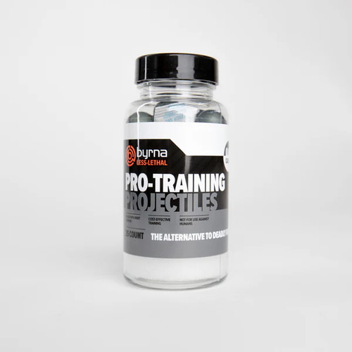 Byrna .61 Cal PRO-TRAINING Projectiles – 25 Count | Inert Practice Rounds