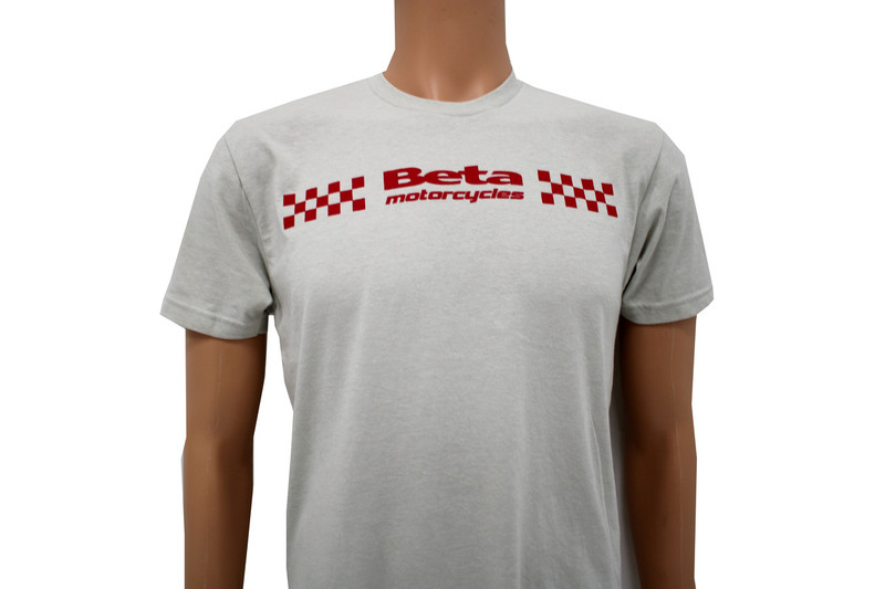 Checkered Flag Tee, Beige - Beta USA - BYOB