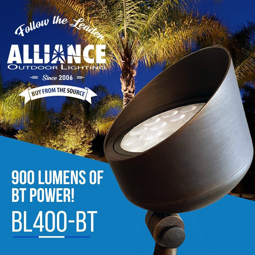 BL400-bt Brass Bullet Light | Alliance Outdoor Bluetooth Lights