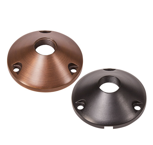 Round Mounting Base - Aged Finish | Alliance Outdoor Light Accessories