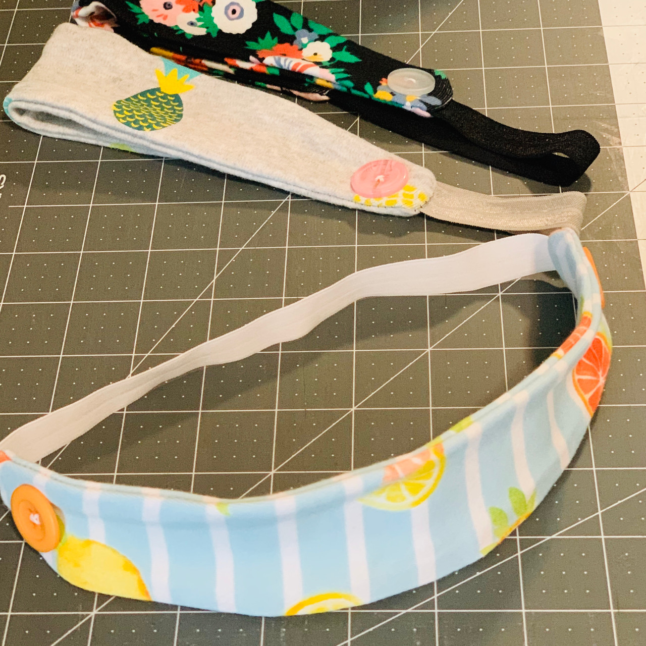 In the Hoop Face Mask Extender Headband Machine Embroidery Design
