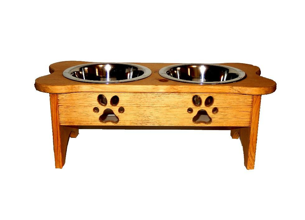 Personalized Raised Dog Dish - Your Dog's Name Awesome