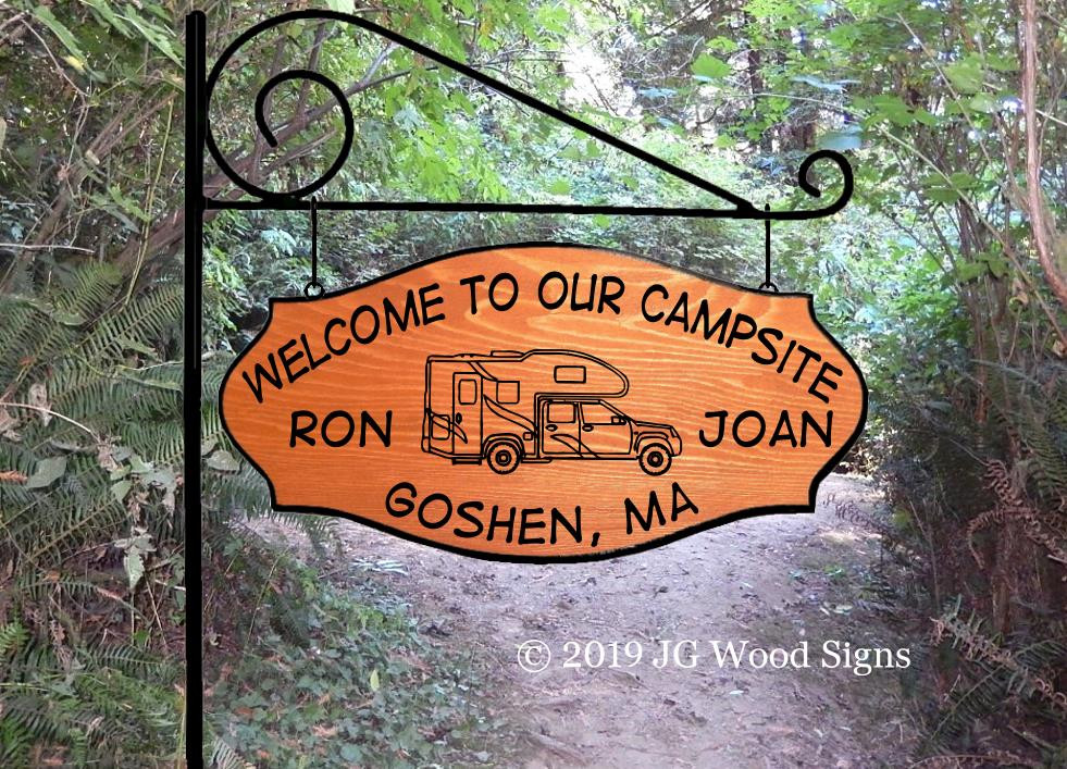 Custom Camper Sign Home & Living Wall Hangings etna.com.pe