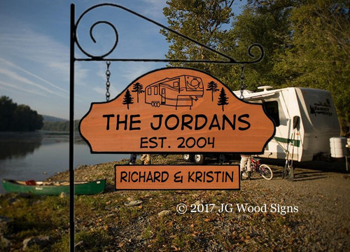 Personalized RV Welcome Signs Welcome everyone