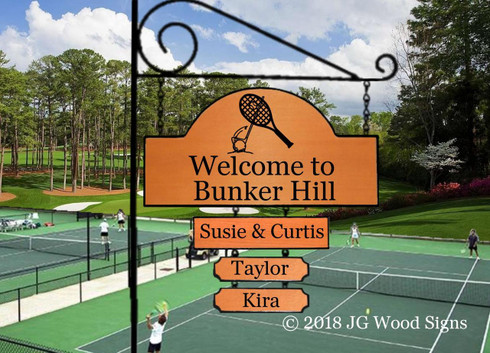 Personalized Sports Signs for your cottage cabin or camp