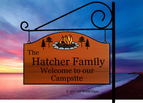 Custom Camping Signs are the way to go Get it here