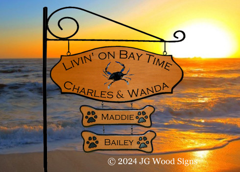 Cottage Signs by JGWoodSigns Sunset Chairs Personalized