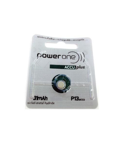 Power One Rechargeable Hearing Aid Battery p13 accu - Discounted at ...
