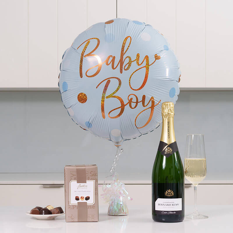 It's A Boy! Balloon & Bubbles Gift - Gifts Direct