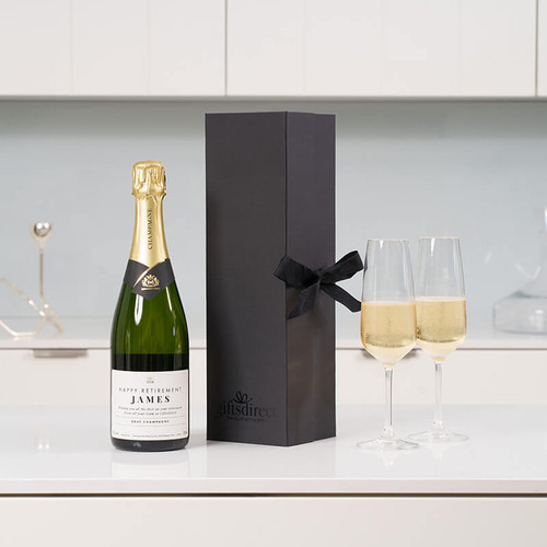 Personalised Champagne Retirement Gift - Gifts Direct