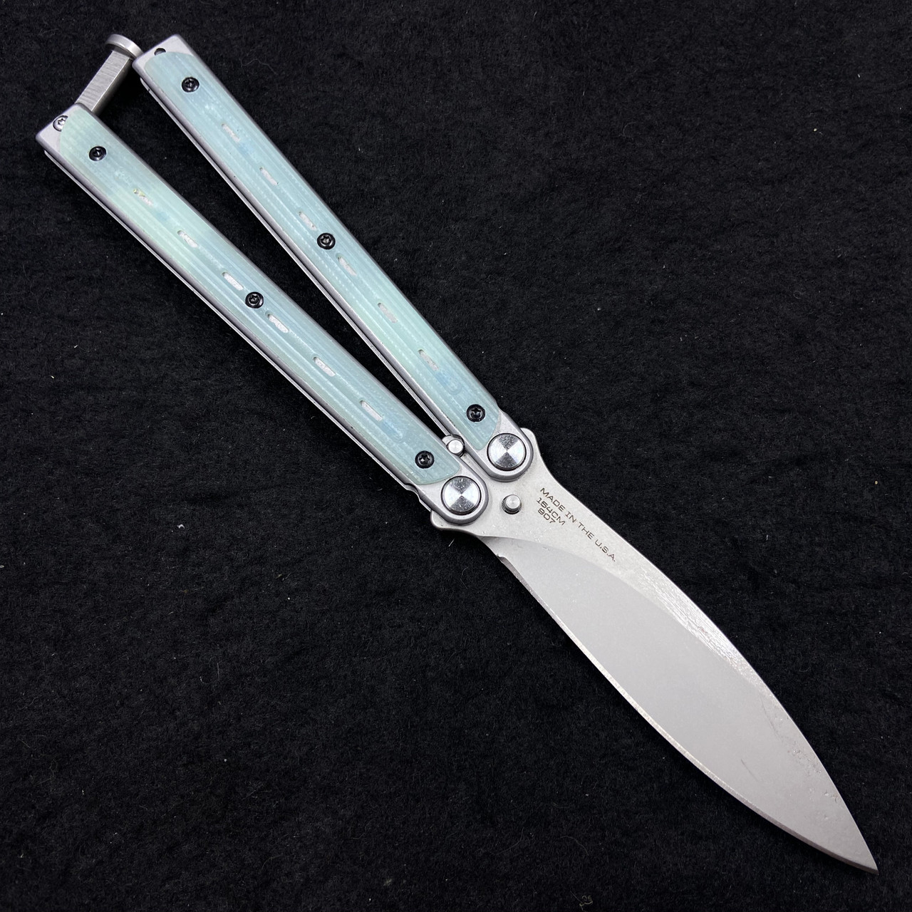Bradley Kimura Jade G10 Balisong - Way Of Knife & EDC Gear House