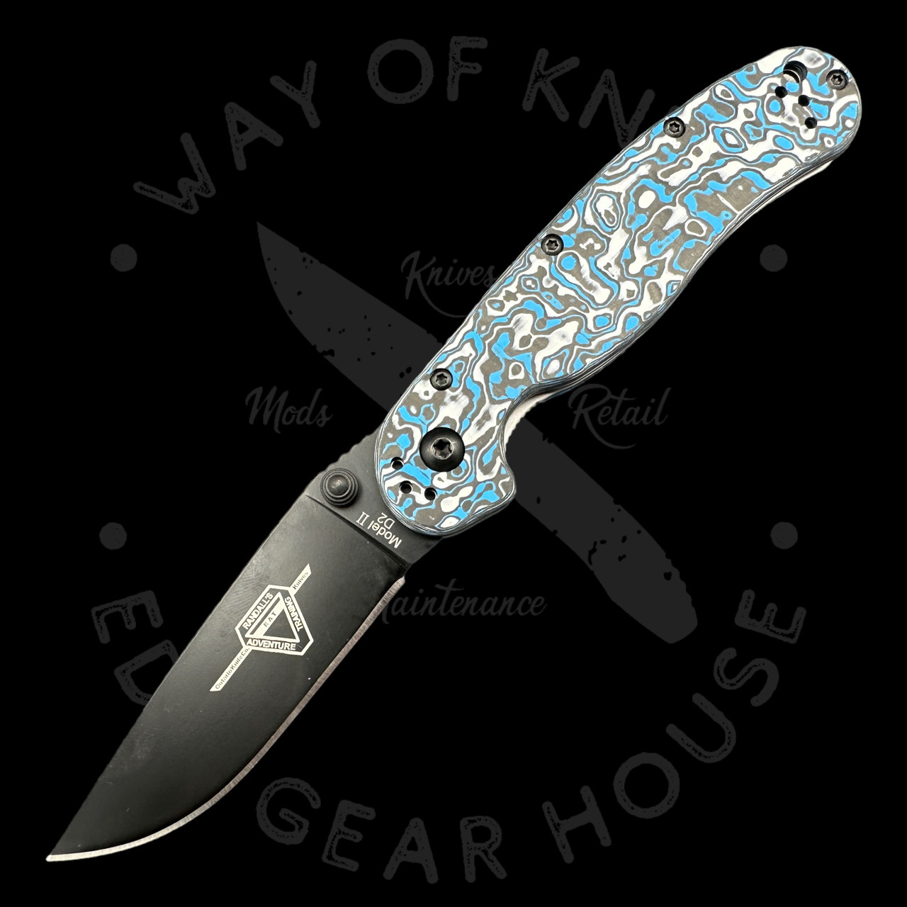 Blueberry Cream Carbon Fiber Rat 2 Scale Set (Exclusive) - Way Of Knife ...