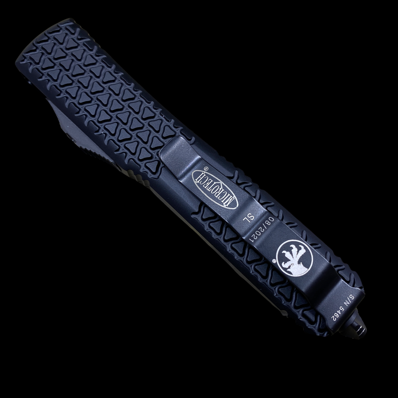 Microtech Ultratech Dagger Otf Automatic Knife Black 34 Red Sith