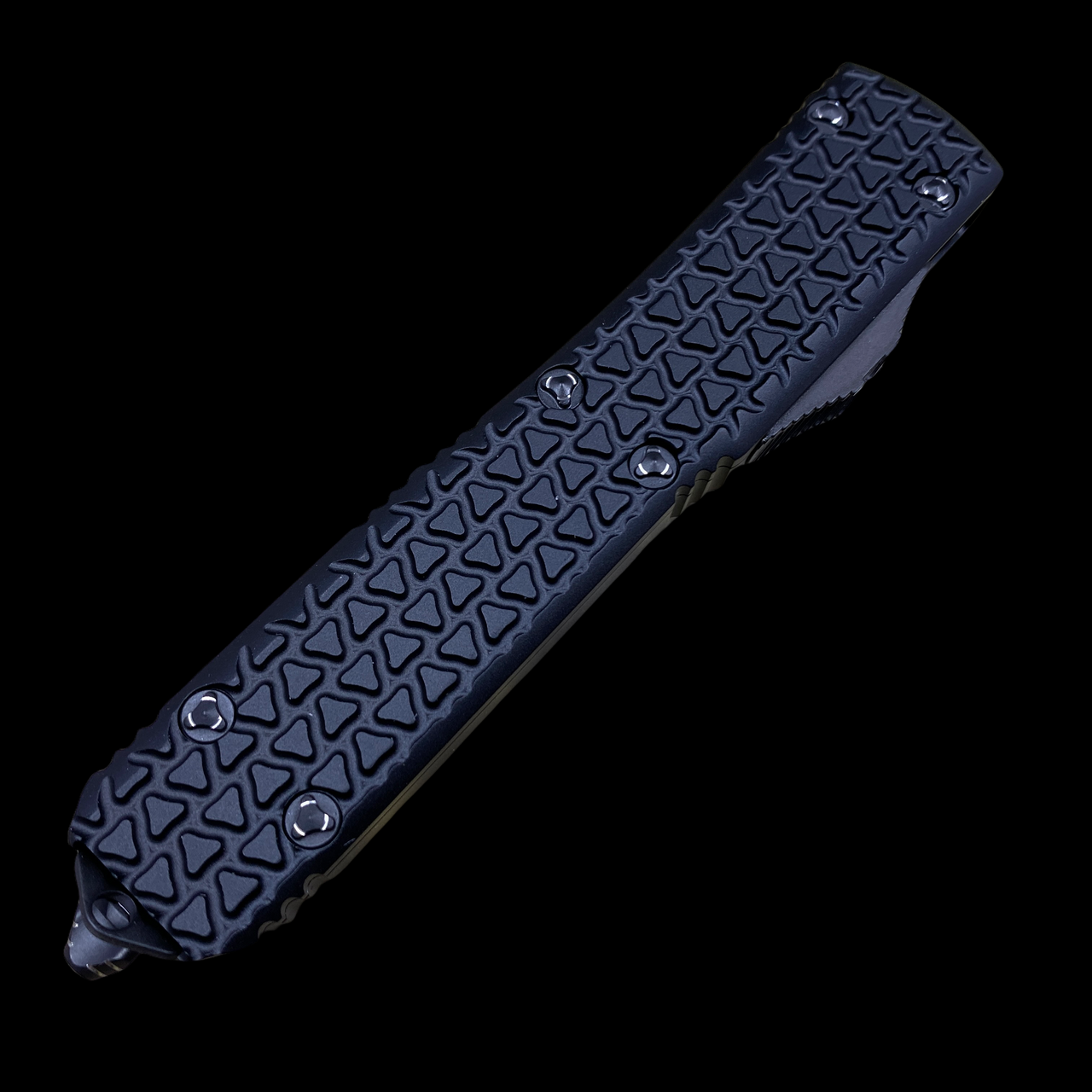 Microtech Ultratech Dagger Otf Automatic Knife Black 34 Red Sith