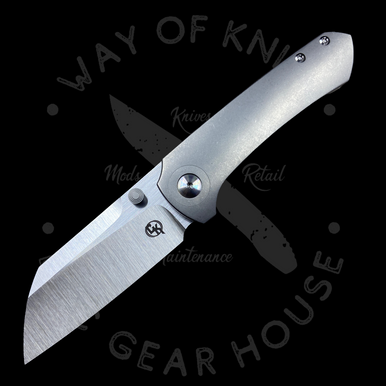 Christensen Knifeworks Maverick S Titanium Framelock (3in Belt Satin ...