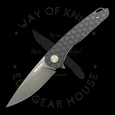 Eikonic Knives Dromas Designed By Brian Brown Knives Black G10 Double ...