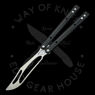 *Pre Owned* JK Designs Custom Orca Trainer Butterfly Knife 4.375 ...