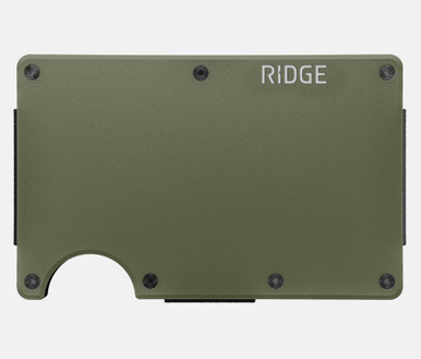 The Ridge Wallet Matte Olive - Money Clip - Way Of Knife & EDC Gear House
