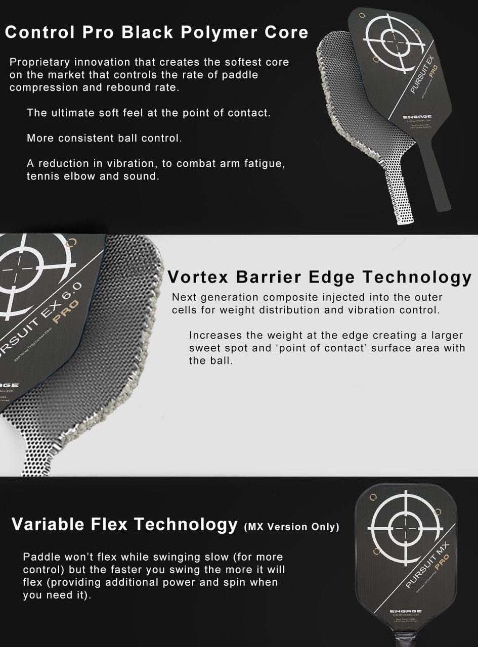 Engage Pickleball Pursuit PRO EX Paddle