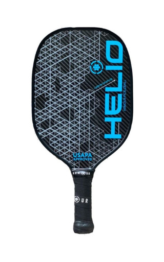 Helio Carbon Graphite / 16mm Polypropylene Honeycomb Pickleball Paddle