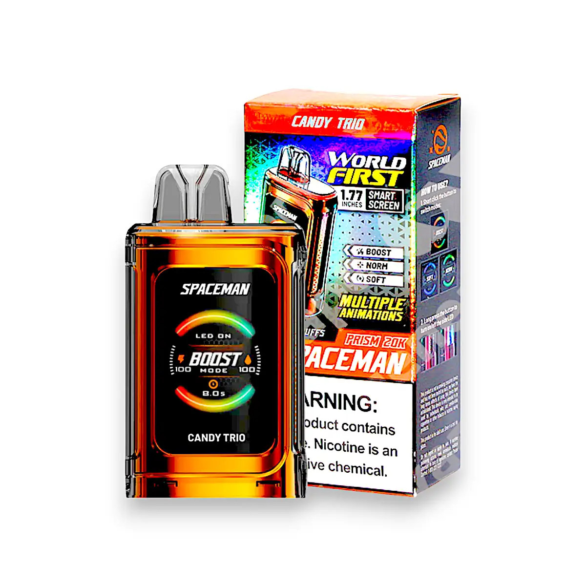 Spaceman Prism 20K Disposable Vape Candy Trio