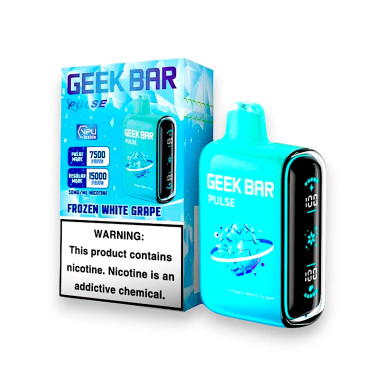 Geek Bar Pulse 15K Disposable Vape Frozen White Grape