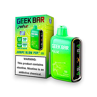 Geek Bar Pulse 15K Disposable Vape - Grape B Pop