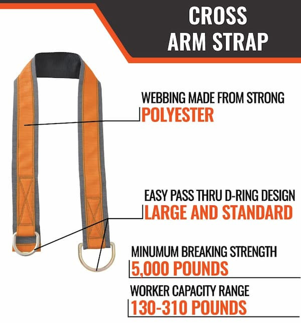 Malta 6' Cross Arm Strap (MA6351) | Fall Protection Distributors