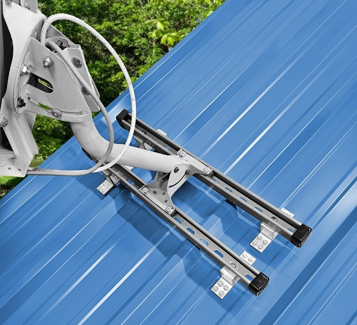 SataMount MRM Satellite Dish Mount Kit For Screw Down Metal Roofs ...