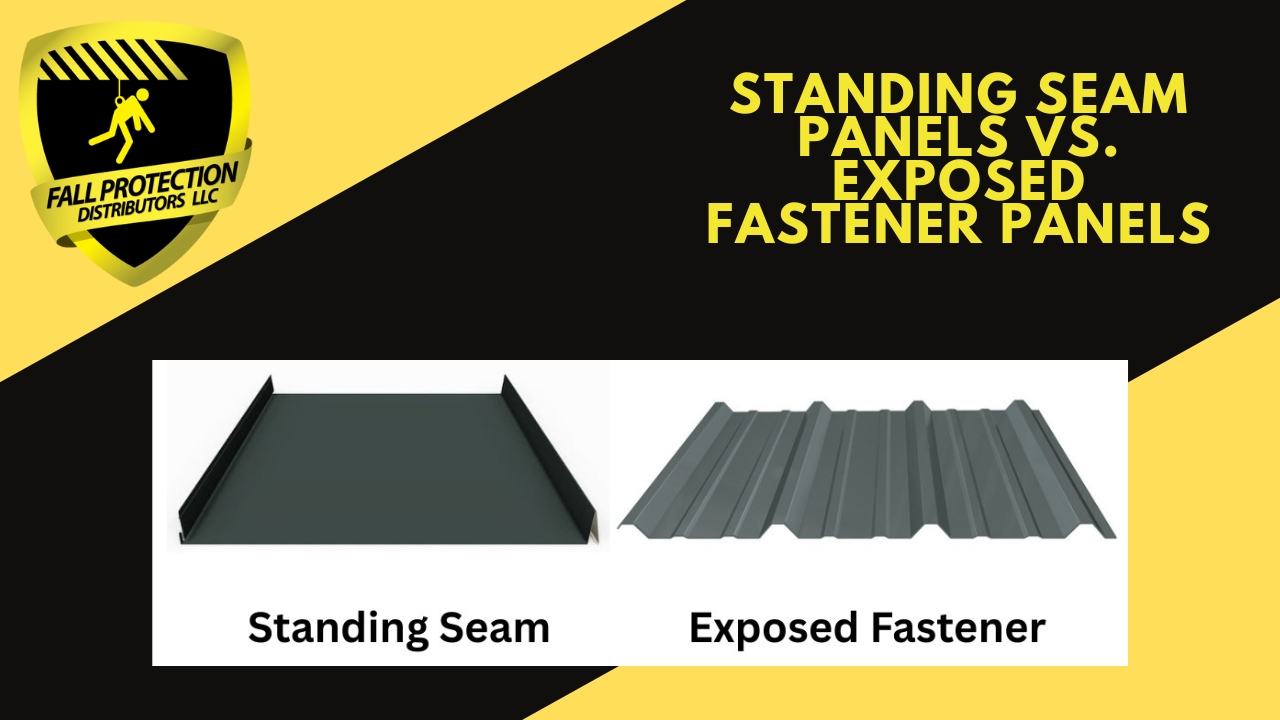 Standing Seam Panels vs Screw-Down Metal Panels - Fall Protection ...