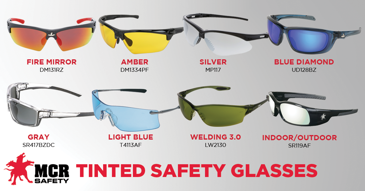 Lens Tint Guide: Helping You Select the Best Lens Tint - MCR Safety - B2B