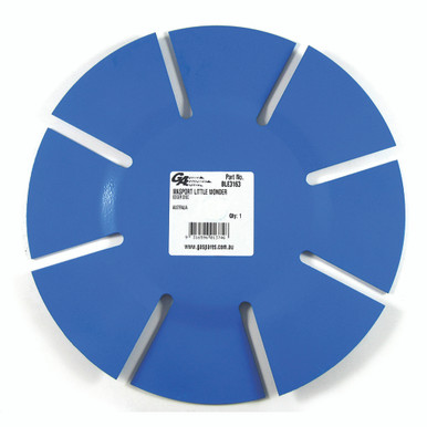 BLE3163 - LITTLE WONDER EDGER DISC (BLUE) 13mm Centre Hole - Mower Express