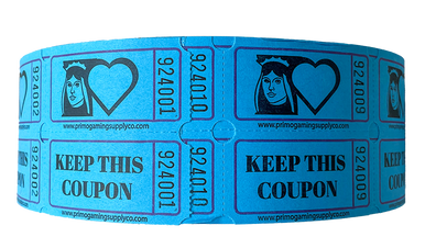 Double Roll Queen of Hearts Blue