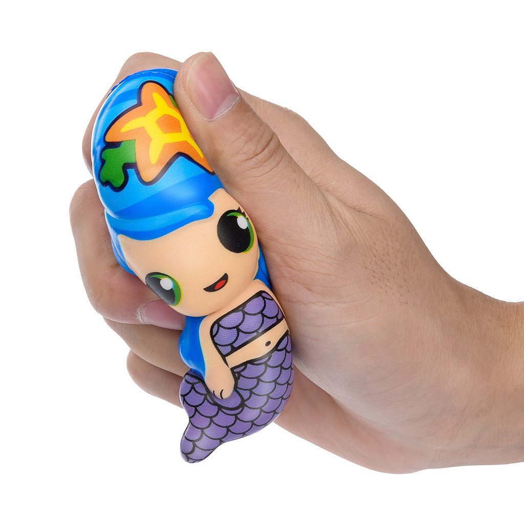 Kawaii squishy Toy Mermaid squishy Toy Squishy - Parker Central LLC