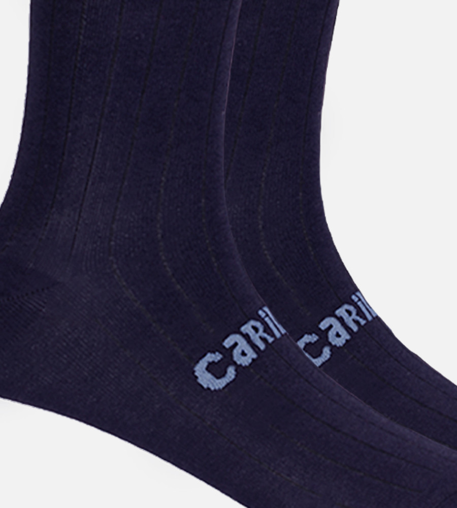 Bamboo Trouser Socks - Navy
