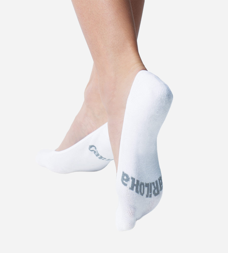 Women's Bamboo No-Show Socks (White) | Cariloha